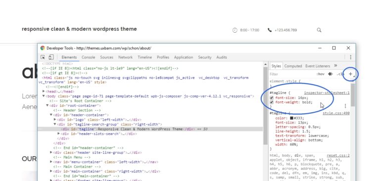 Inspecting Html For Css Adjustment With Chrome Developer Tools — Uxbarn